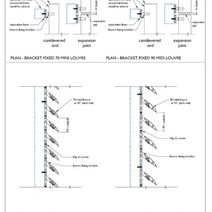 Technical | 90mm Midi Louvre - LouvreTec Melbourne