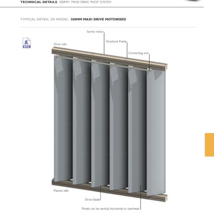 Technical | 300mm Maxi Louvre - LouvreTec Melbourne