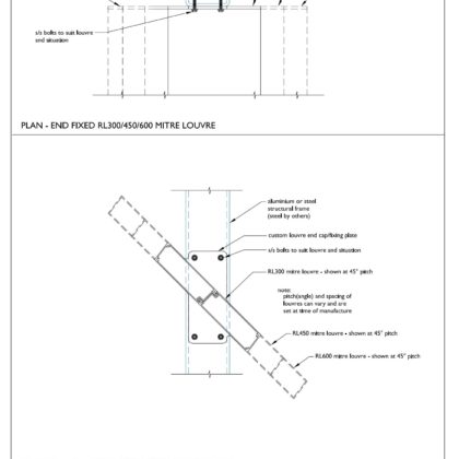 Technical | RL 300 Mitre Louvre - LouvreTec Melbourne