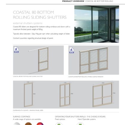 Technical | Sliding Systems - LouvreTec Melbourne